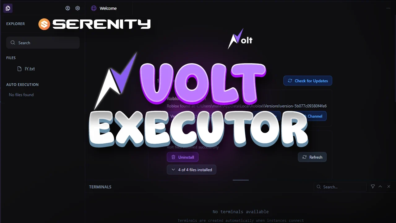 Volt Executor - SerenityTube Store – Digital Game Enhancement Software ...